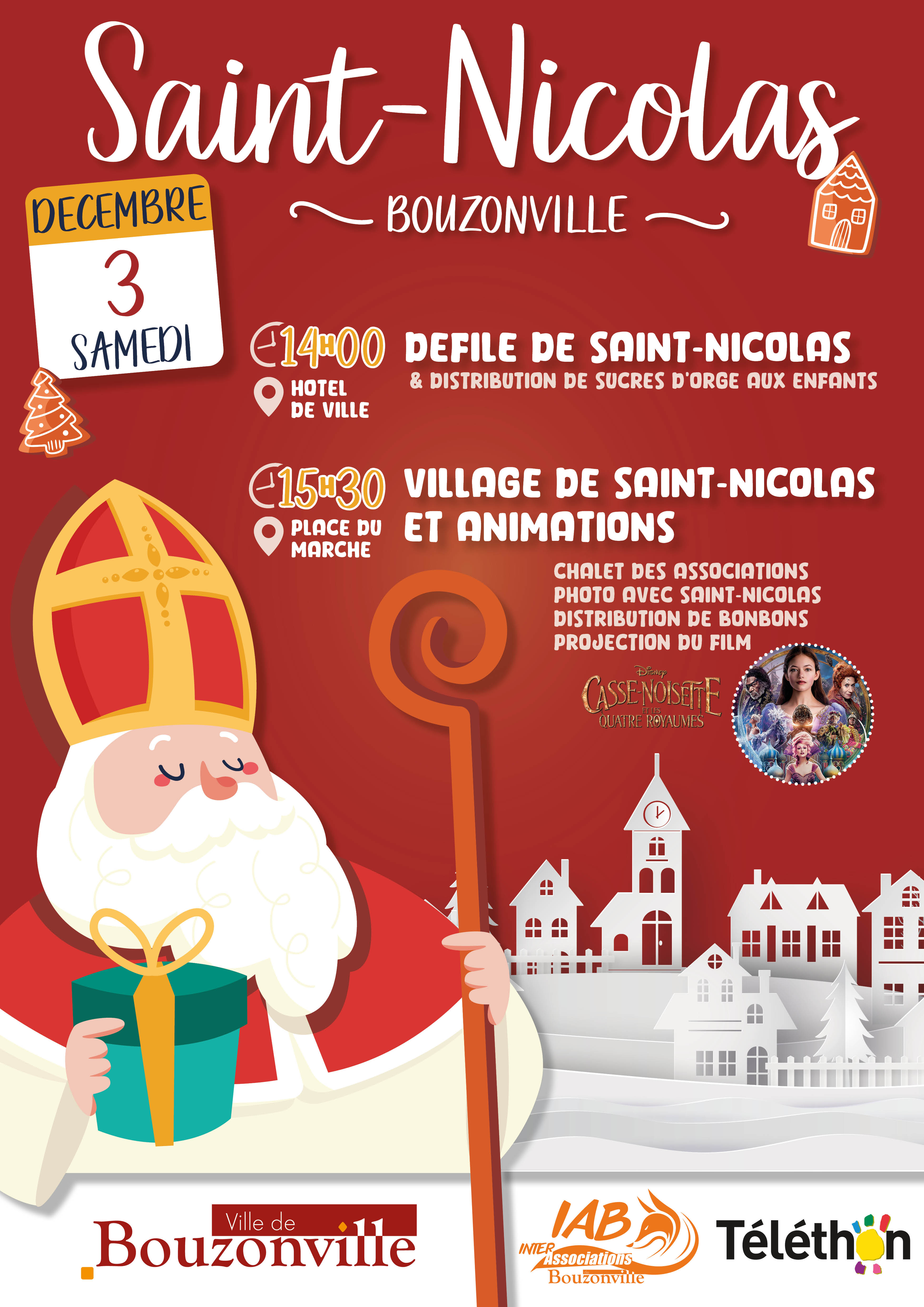 Défilé de Saint-Nicolas - Ville de Bouzonville | Place du Général de Gaulle 57320 Bouzonville